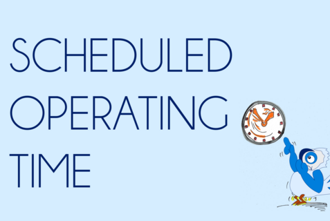 What is Scheduled Operating Time?